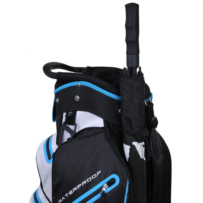 Caddymatic Golf Waterproof Golf Trolley / Cart Bag with Full Length Di
