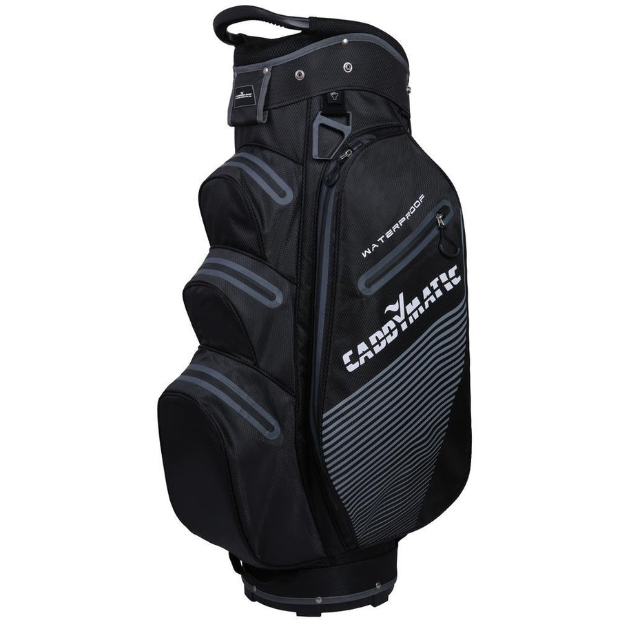Caddymatic Golf Waterproof Golf Trolley / Cart Bag with Full Length Di