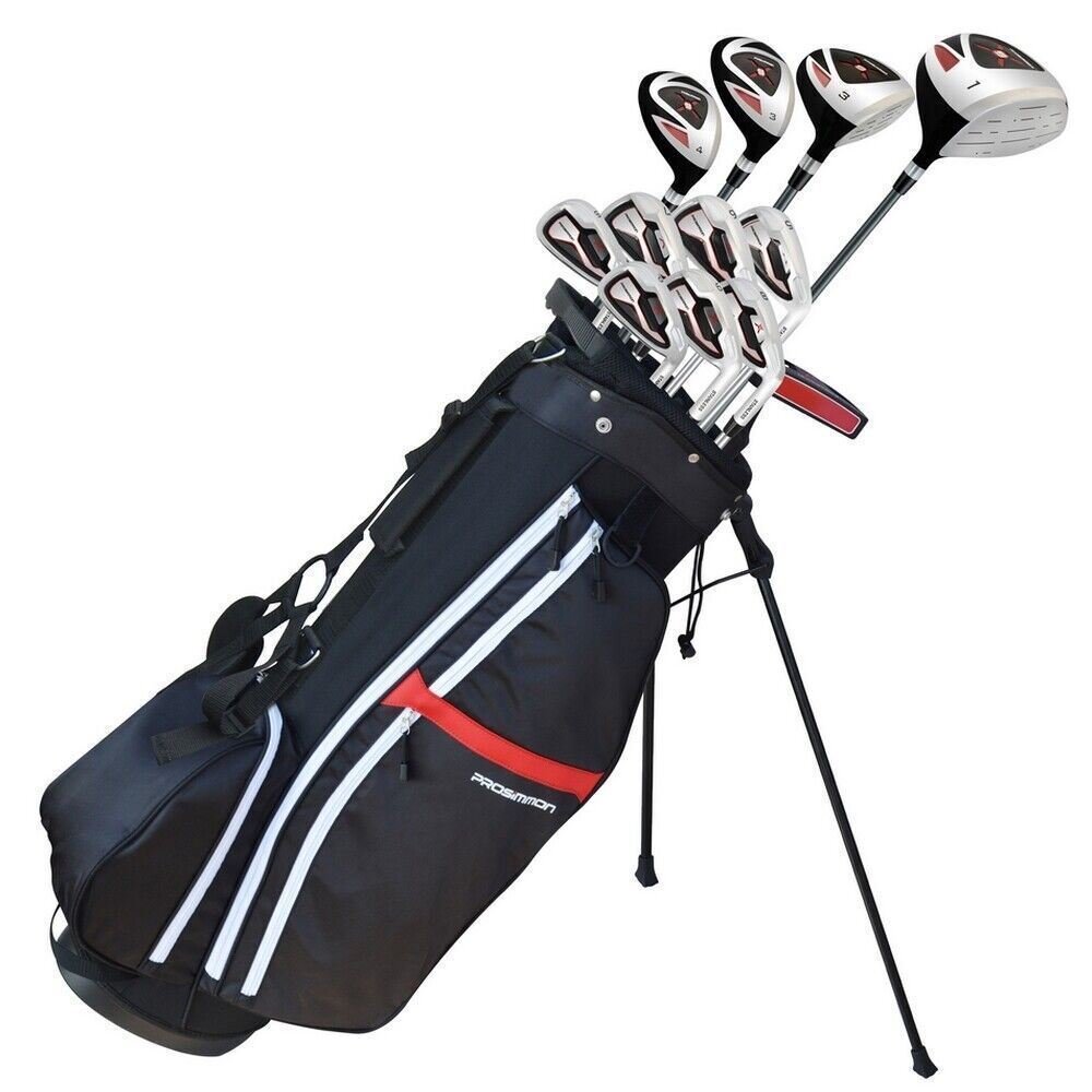 Prosimmon X9 V2 Golf Set with 1 Inch Longer Clubs and Bag - Mens Right