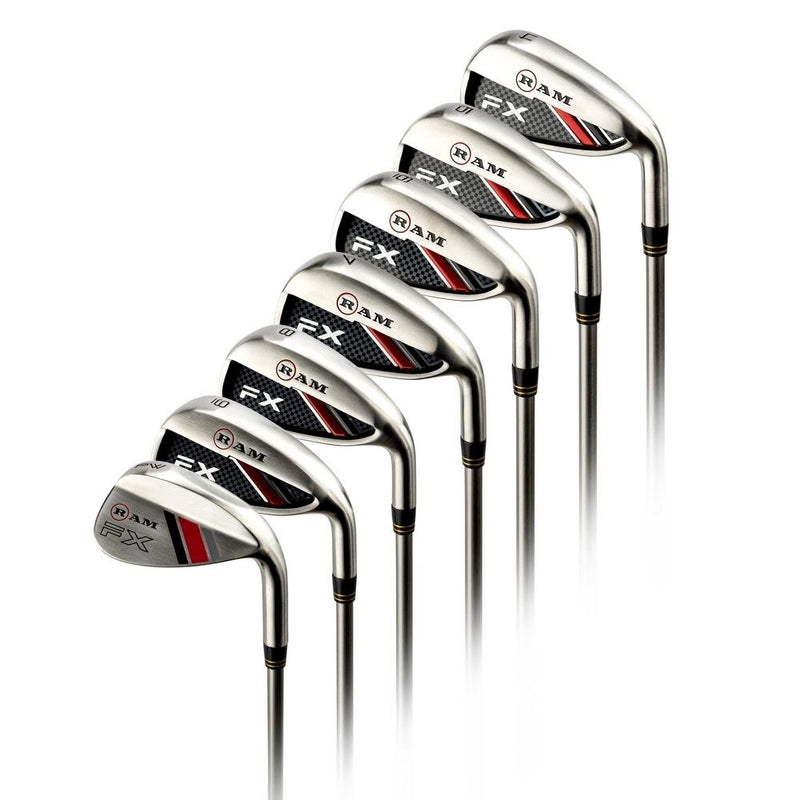 Ram Golf FX Stainless Steel Iron Set 4-PW, Mens Right Hand